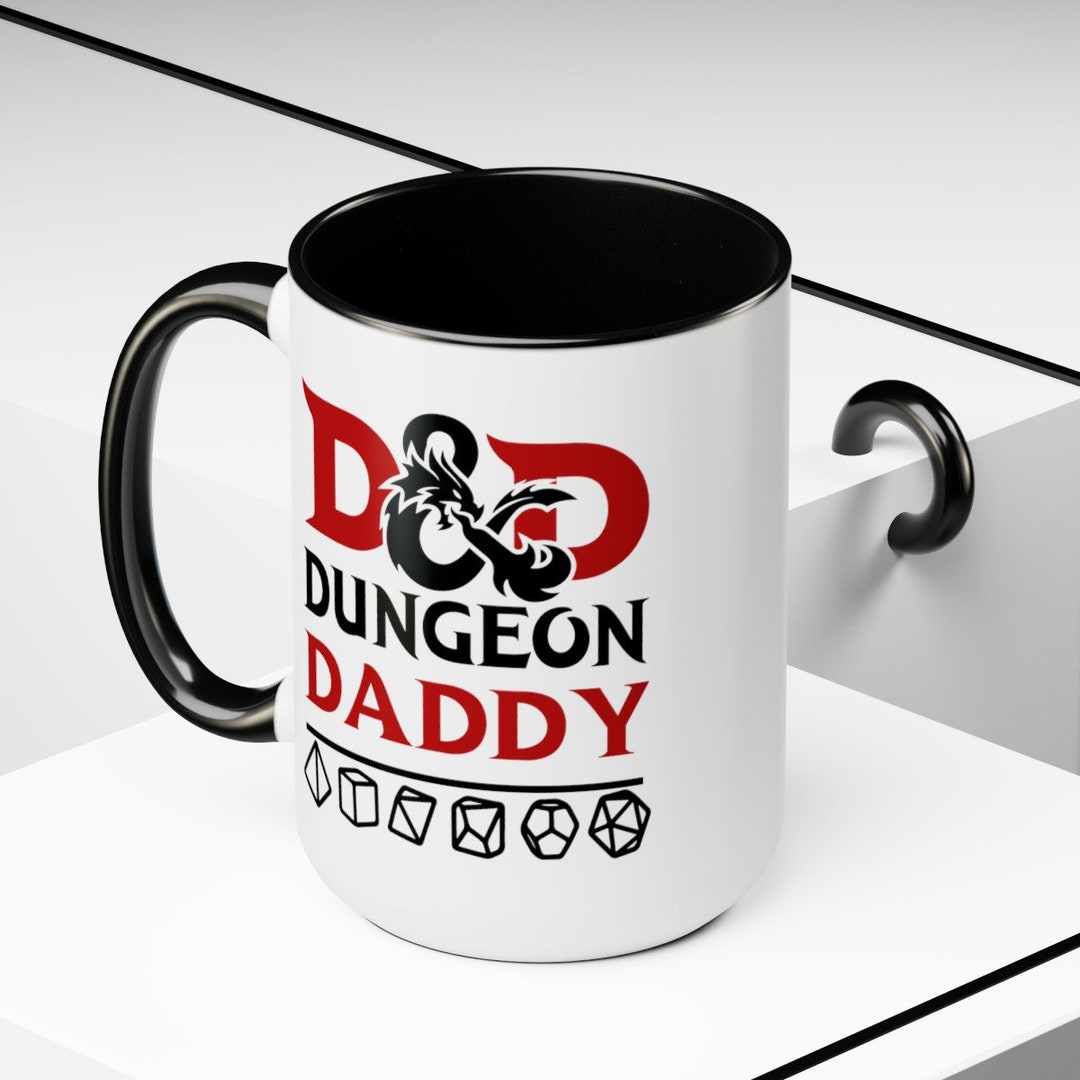 DND DUNGEON DADDY Mug, Dad Mug, Dnd Dad, Dungeons and Dragons, Dad Gift ...
