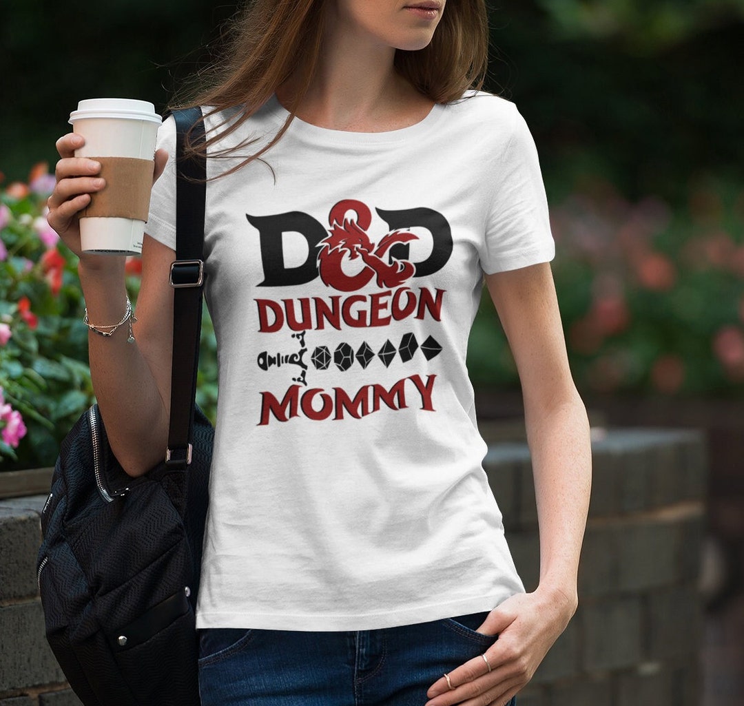 DUNGEON MOMMY DND Shirt, Dice Sword, Dnd Mom Shirt, Dungeons and ...