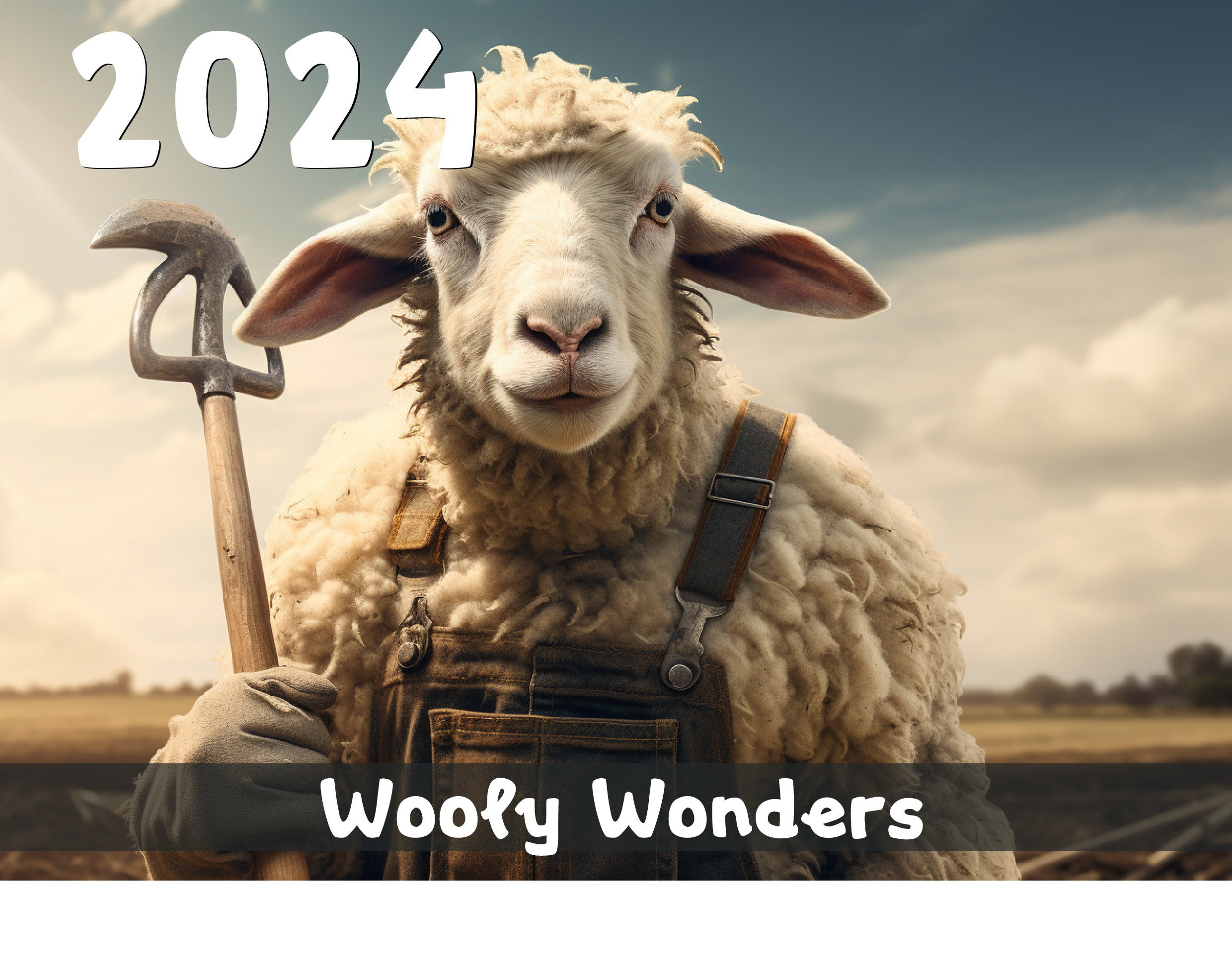 Wooly Wonders 2024 Calendar Printable Worldwide - Etsy