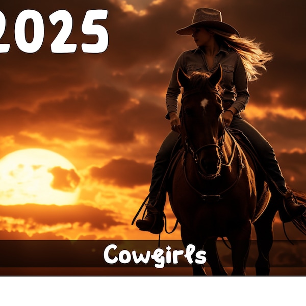 2025 Horse Calendar - Etsy