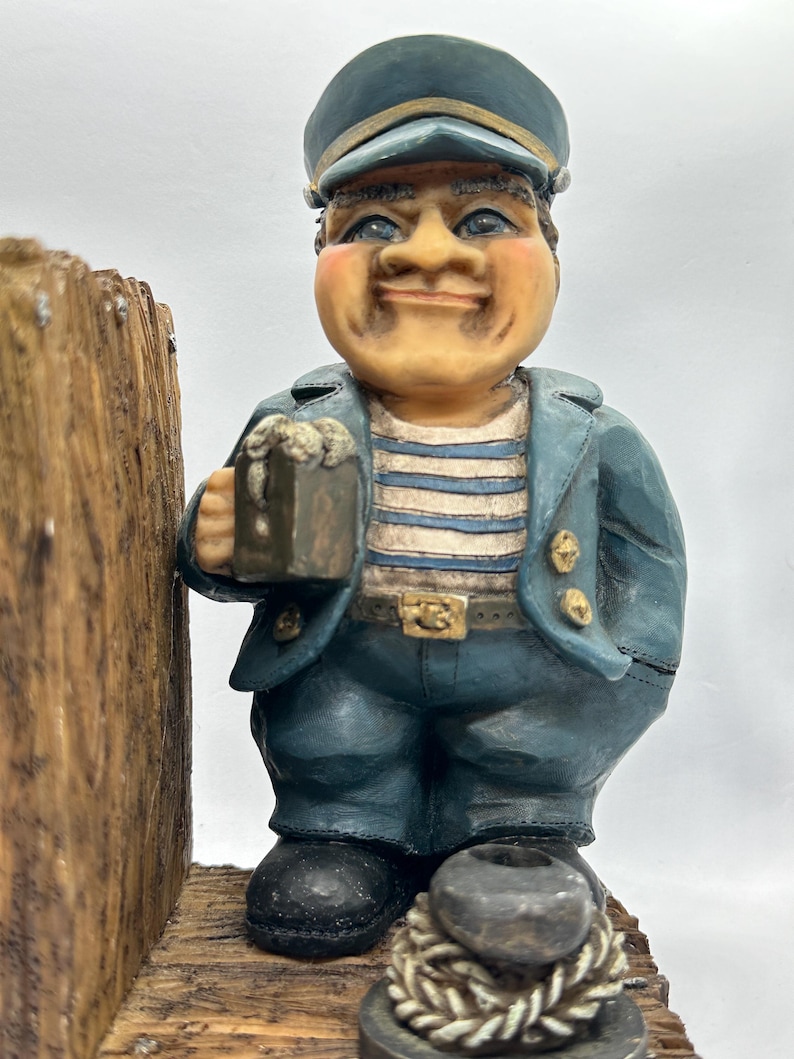 Vintage Nautical Sea Captain Figurines | Salty Old Sailors Resin ...