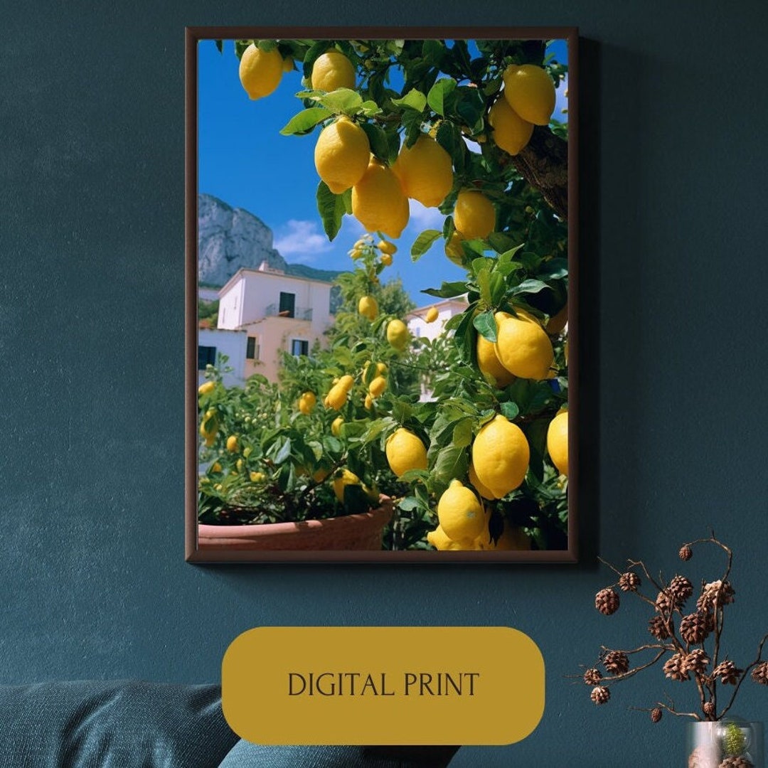 Lemons in Capri Italy - Digital Print - Printable Art (up to 11x14 ...