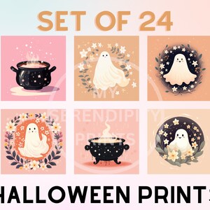 Halloween Bundle Collection | 24 PRINTABLES | Halloween Wall Art ...