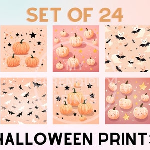 Halloween Bundle Collection | 24 PRINTABLES | Halloween Wall Art ...