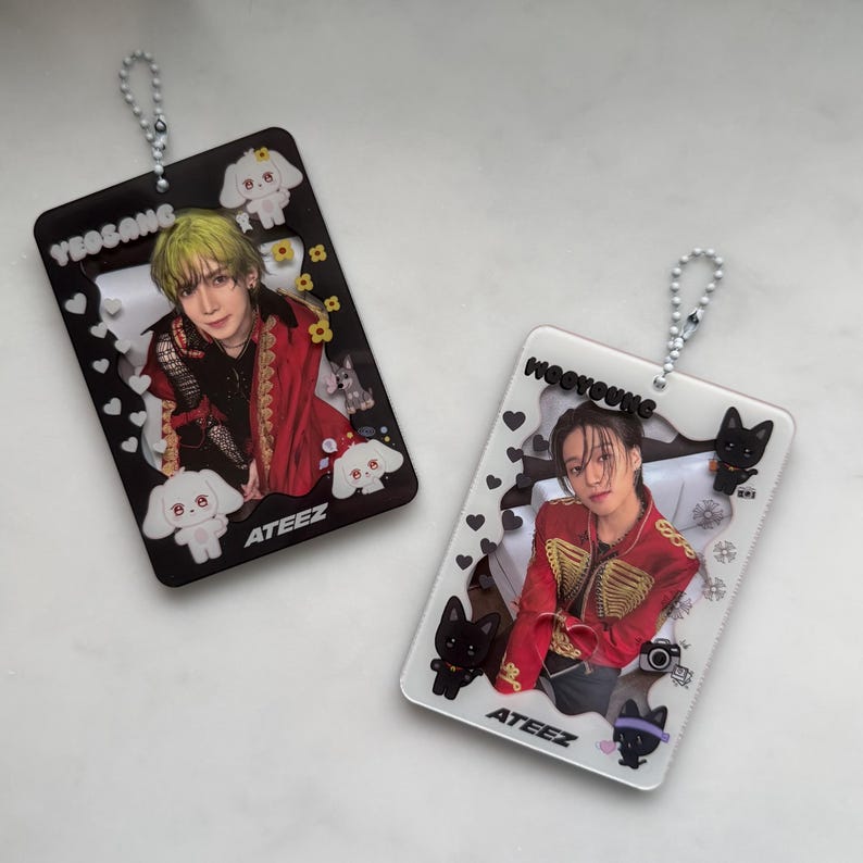 ATEEZ Aniteez Photocard Holder | Aniteez Duo Frame | Kpop Fan Gift - Etsy