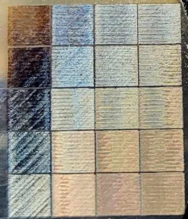 Xtool P2 Test Grid and Settings for Xcs - Etsy