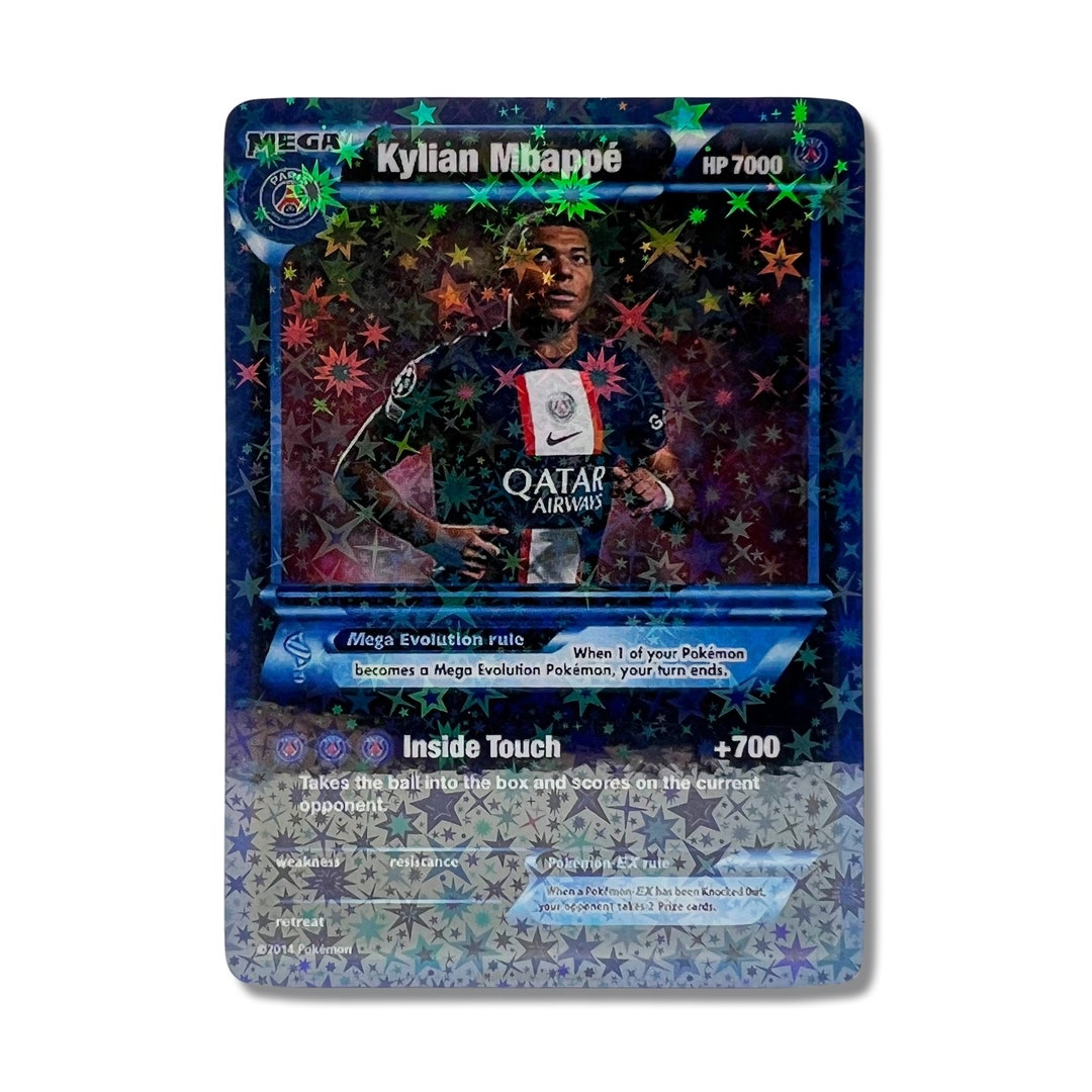 Kylian Mbappe Pokémon Card - Etsy