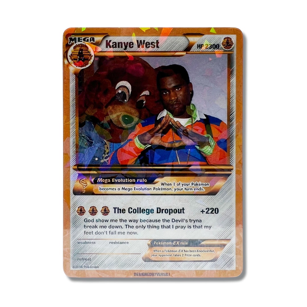 Kanye West Pokémon Card - Etsy