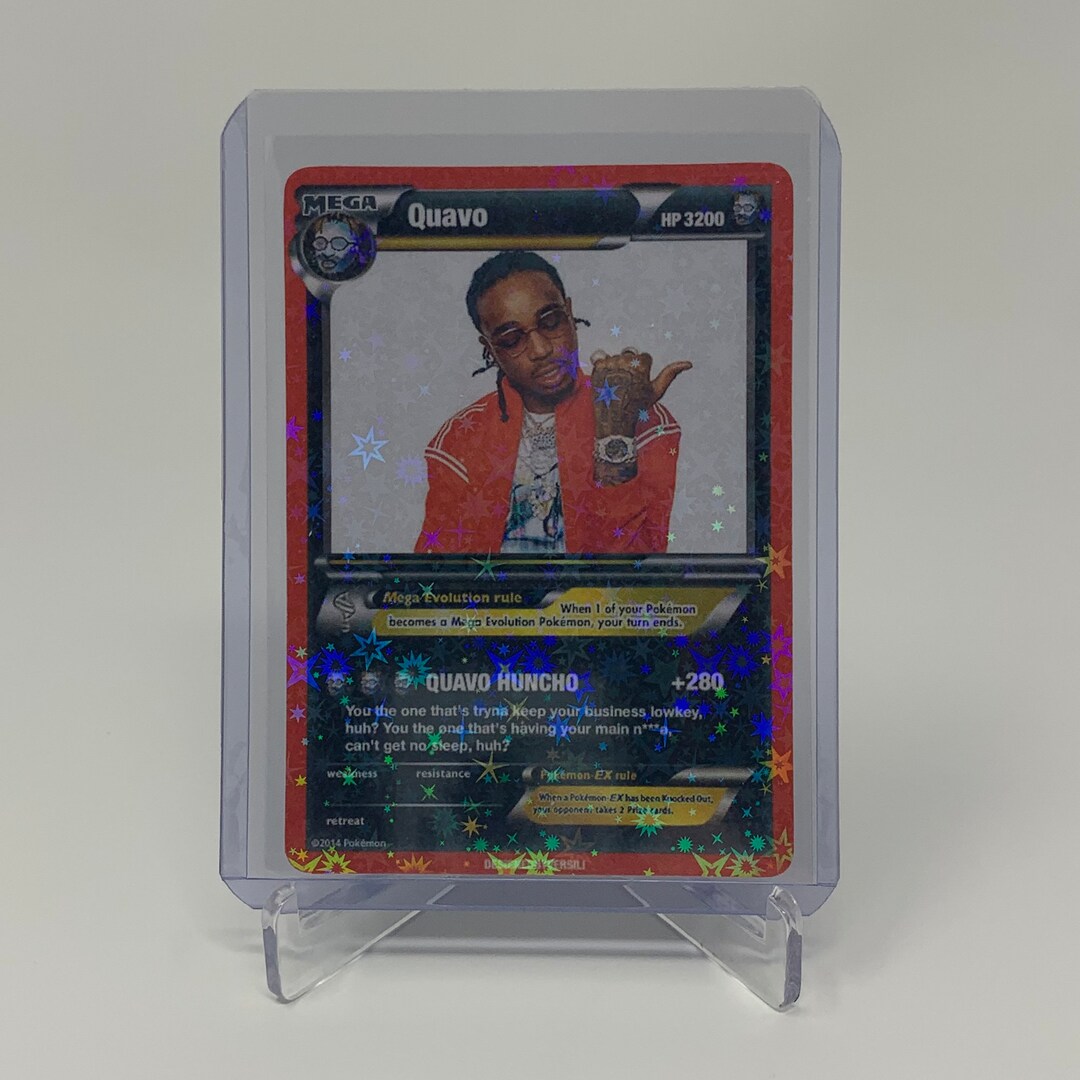 Quavo Pokémon Card - Etsy