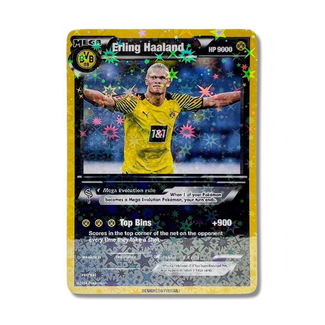 Erling Haaland Pokémon Card - Etsy