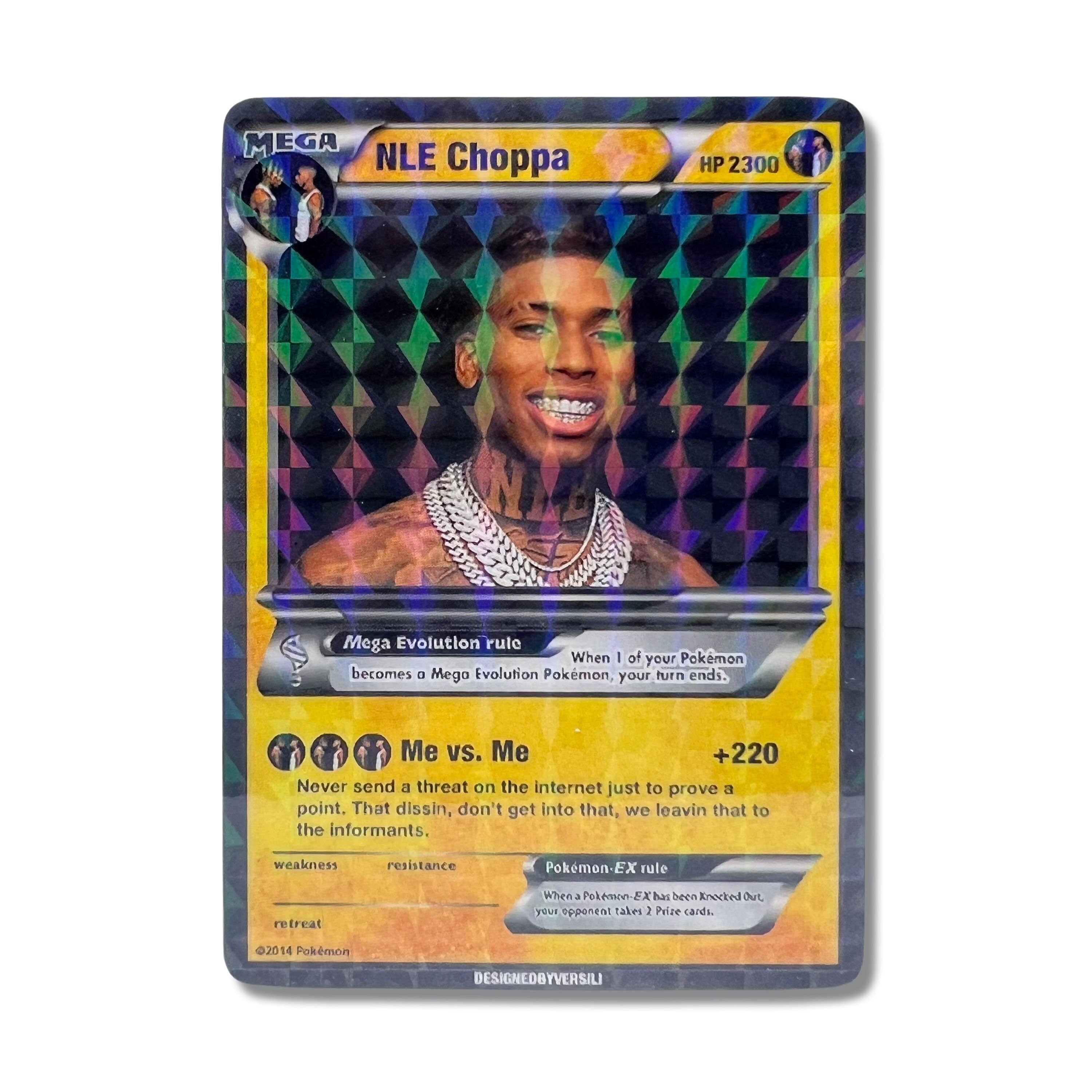 NLE Choppa Pokémon Card - Etsy