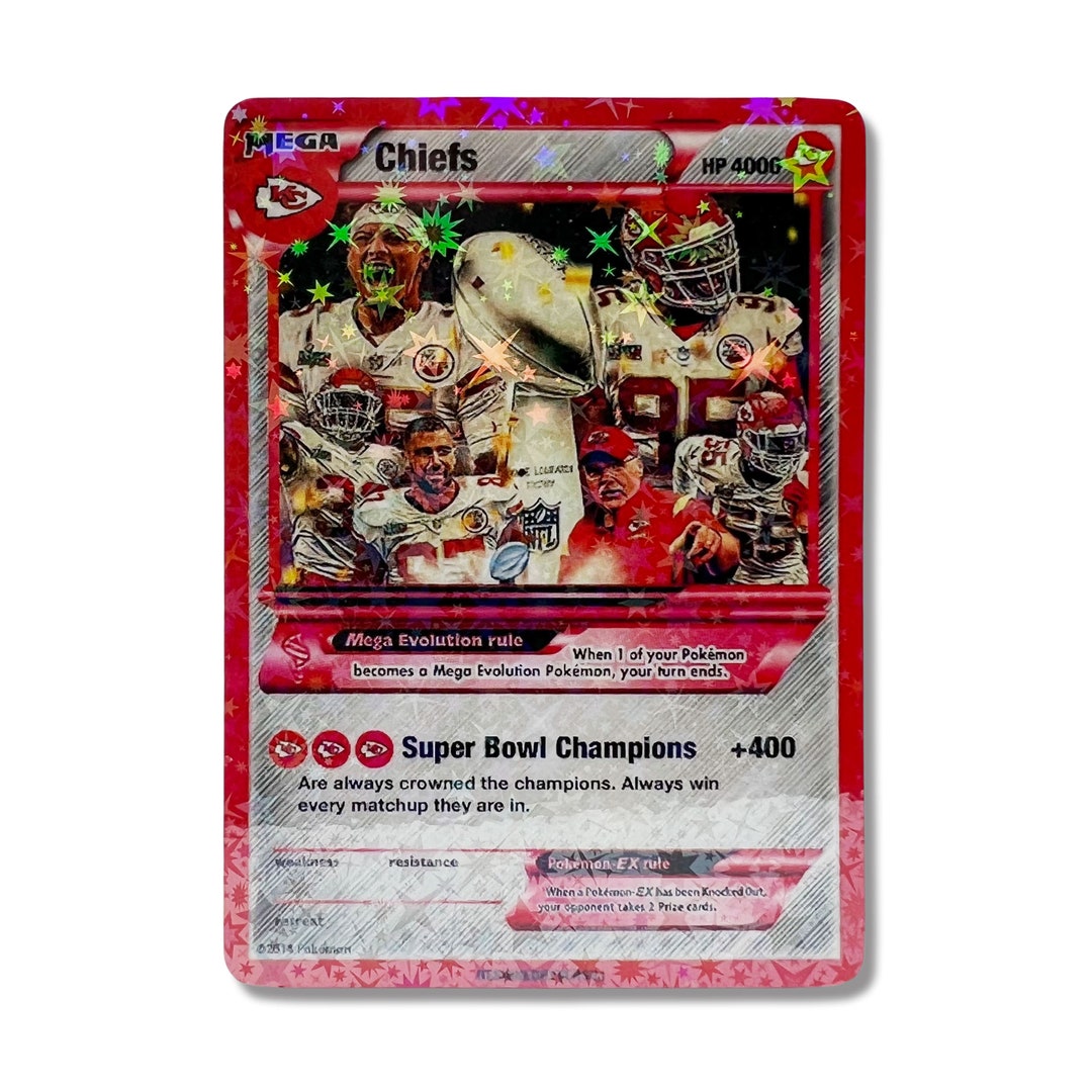 Kansas City Chiefs Pokémon Card - Etsy