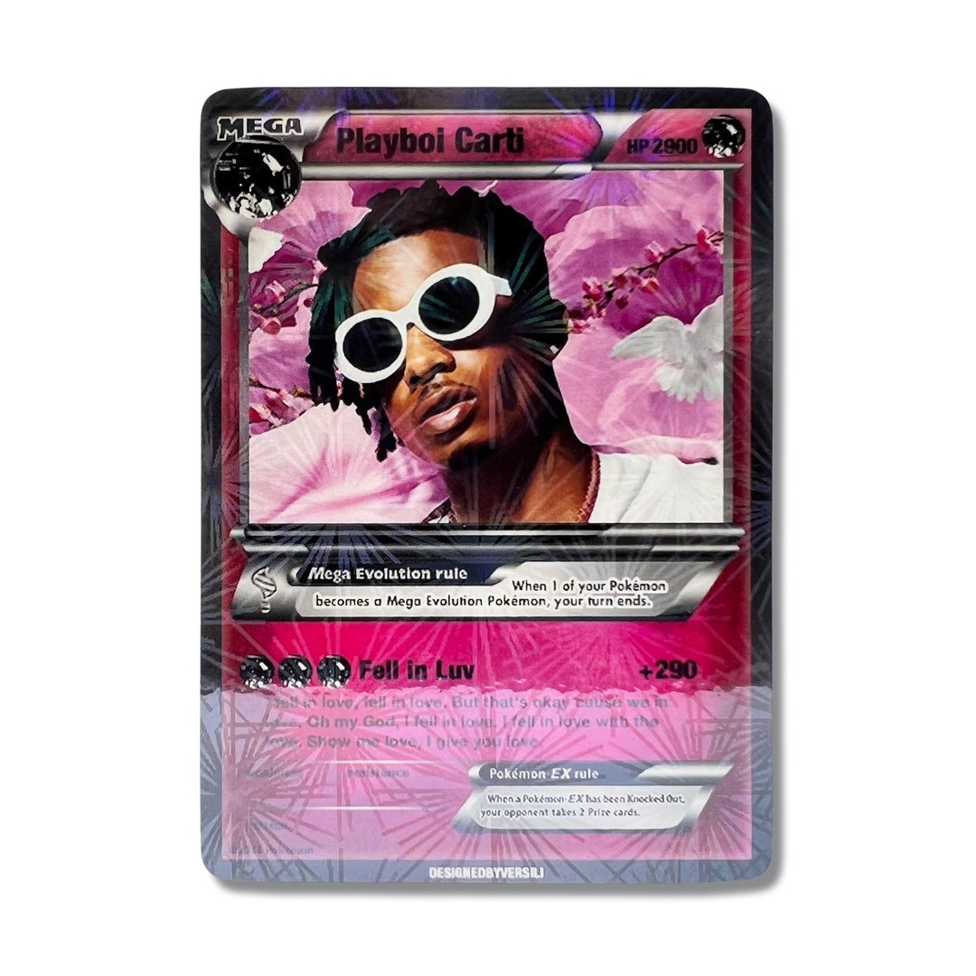 Playboi Carti Pokémon Card - Etsy