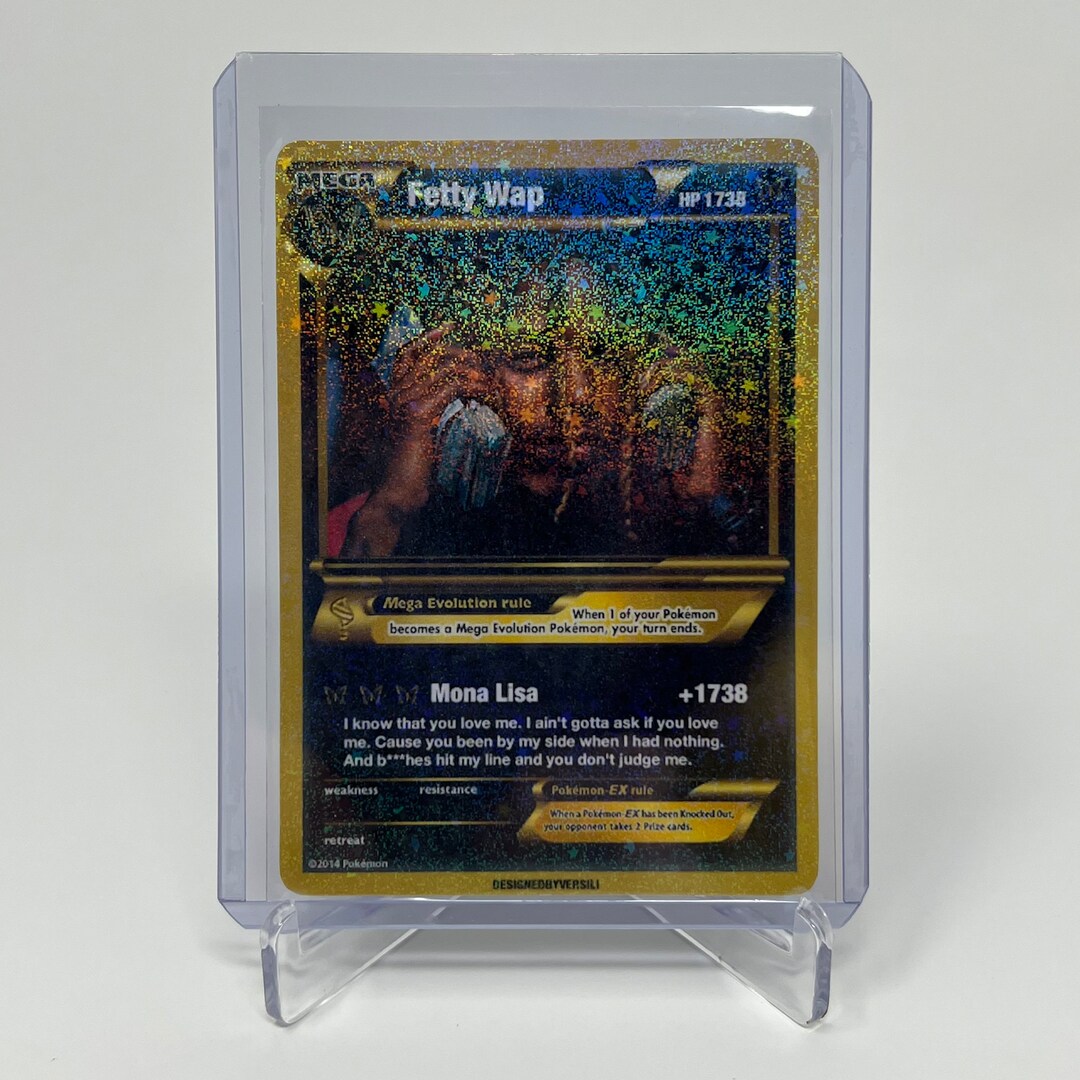 Fetty Wap Pokémon Card - Etsy