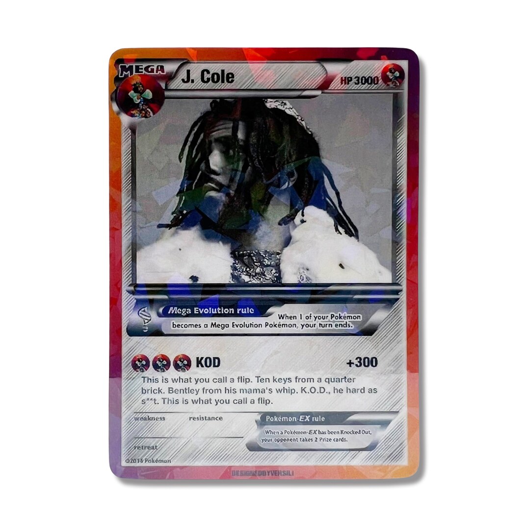 J Cole Pokémon Card - Etsy