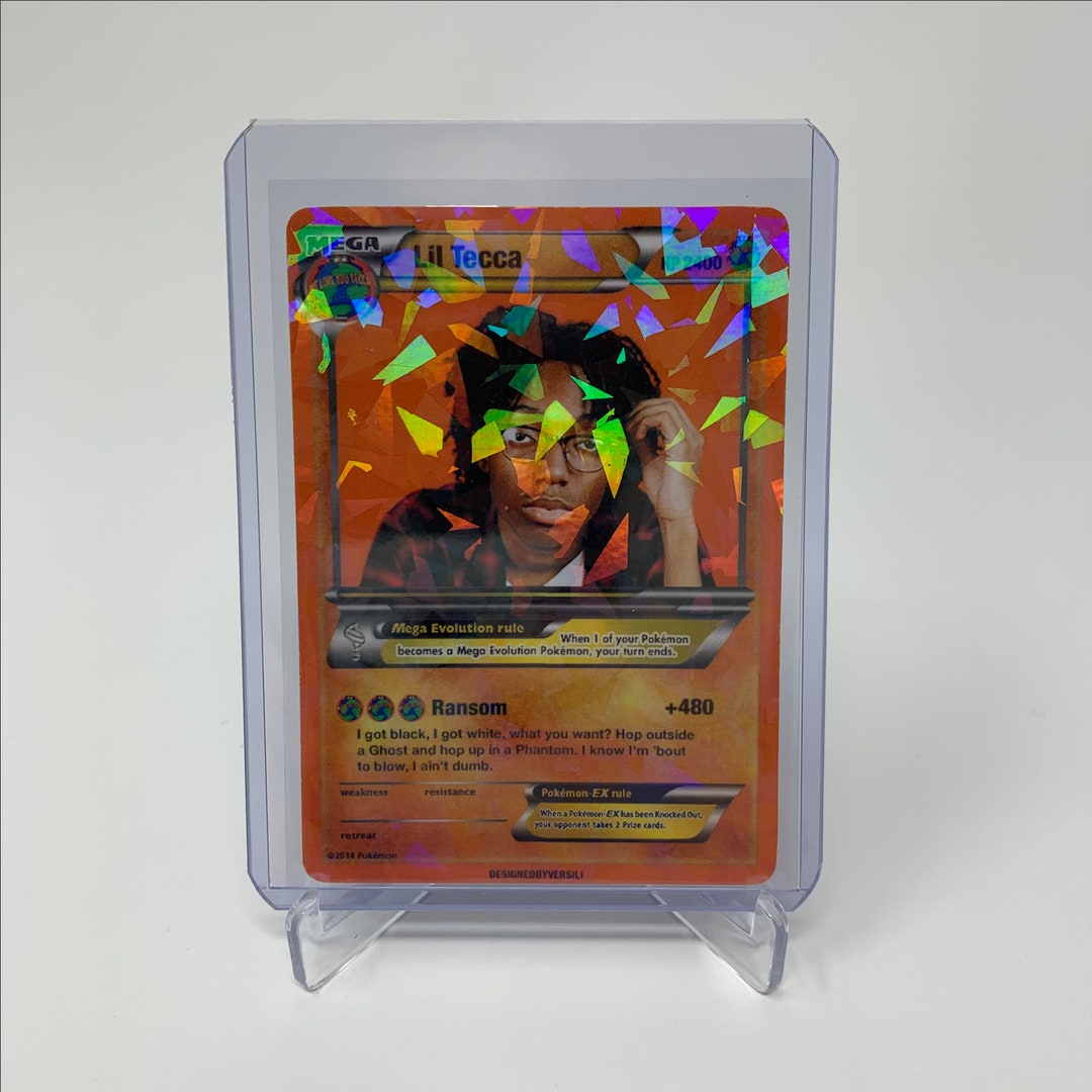 Lil Tecca Pokémon Card - Etsy