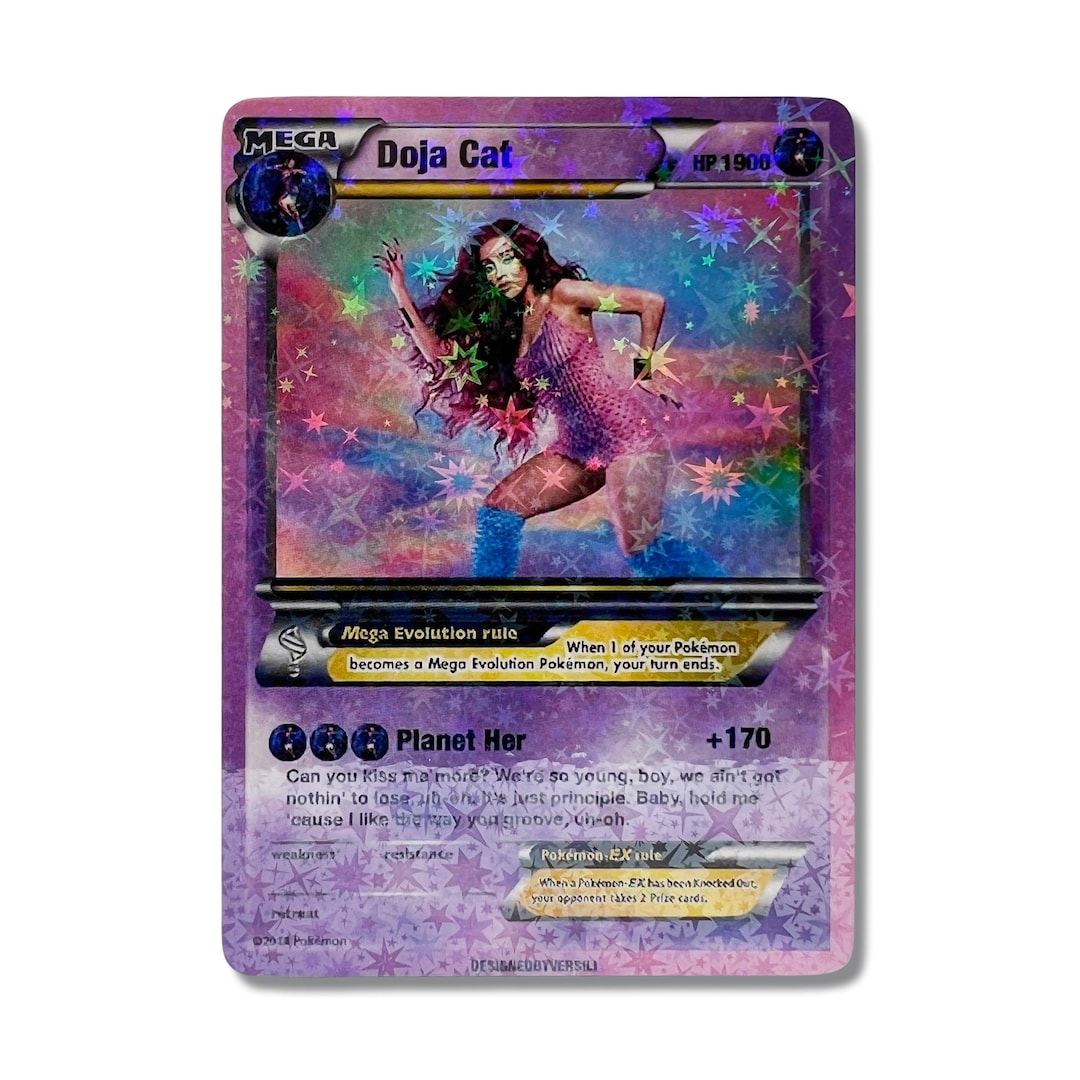 Doja Cat Pokémon Card - Etsy UK