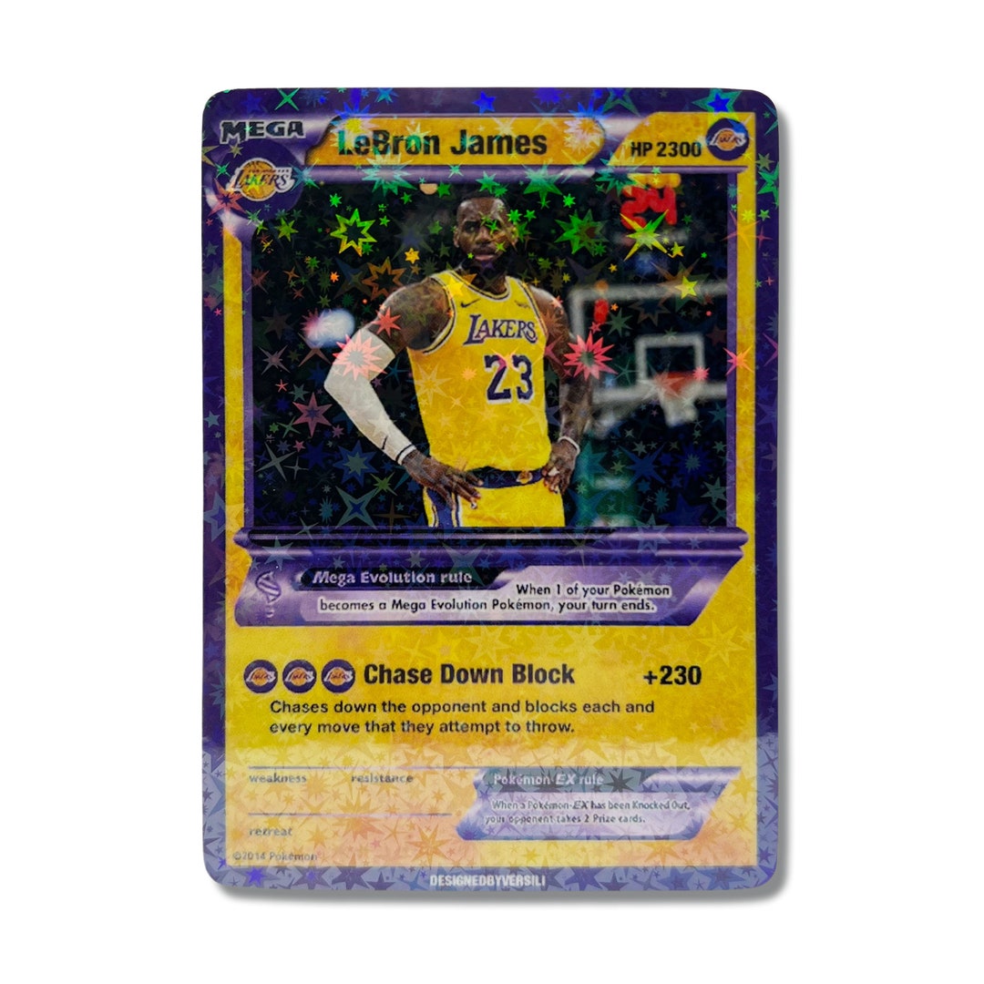 Lebron James Pokémon Card - Etsy