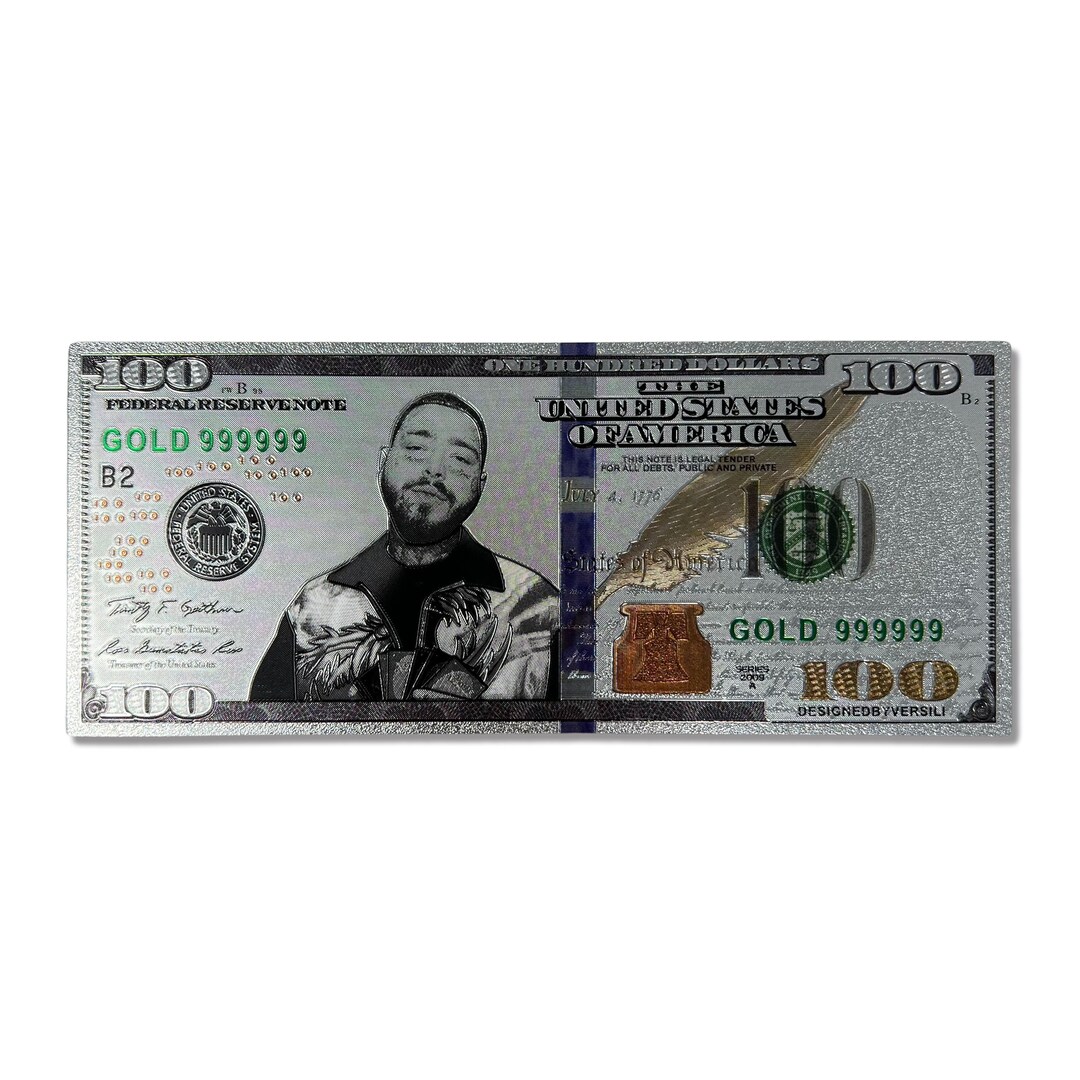 Post Malone Money Dollar Bill - Etsy