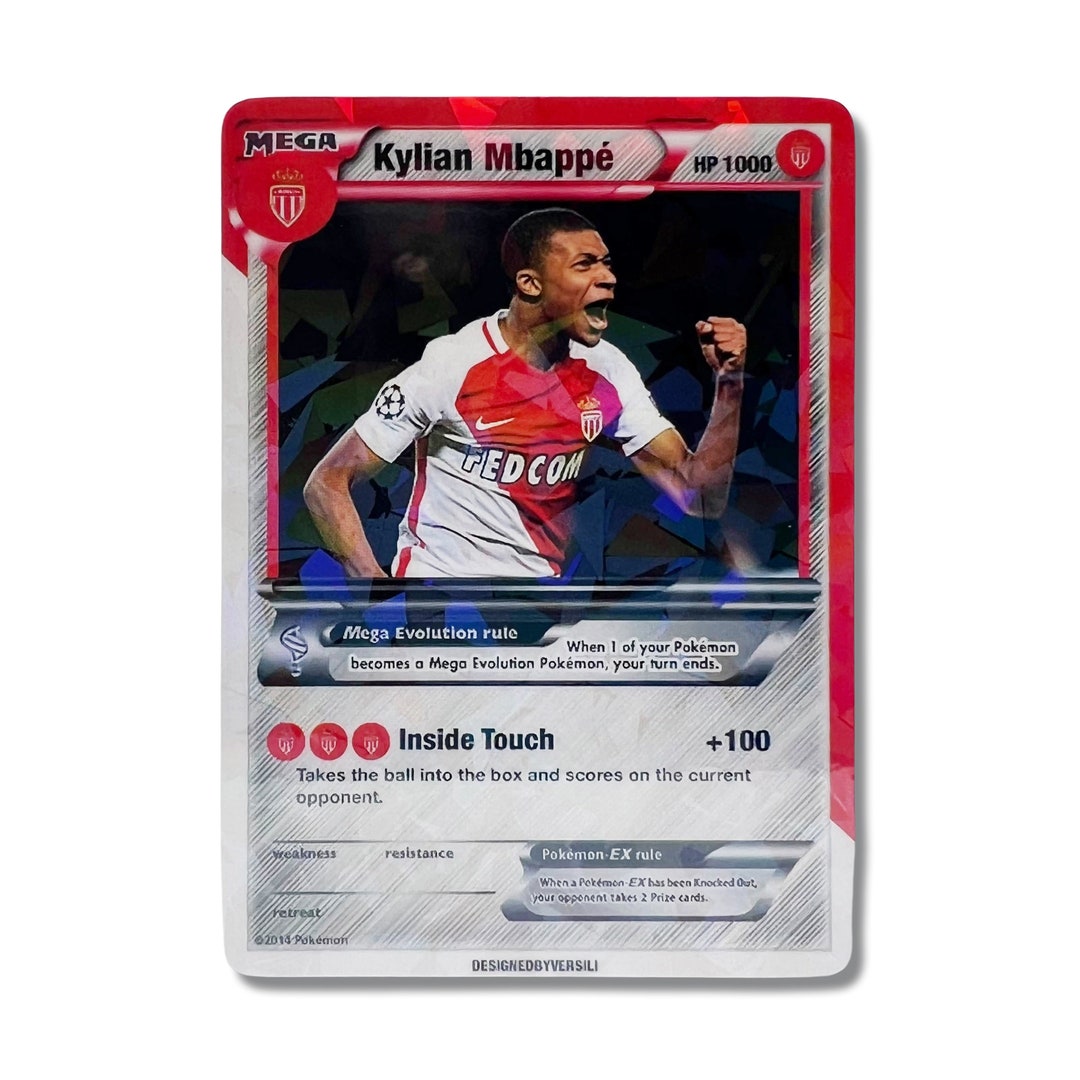 Kylian Mbappe Pokémon Card - Etsy