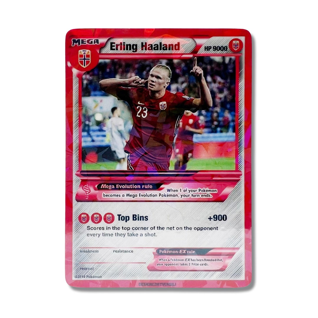 Erling Haaland Pokémon Card - Etsy