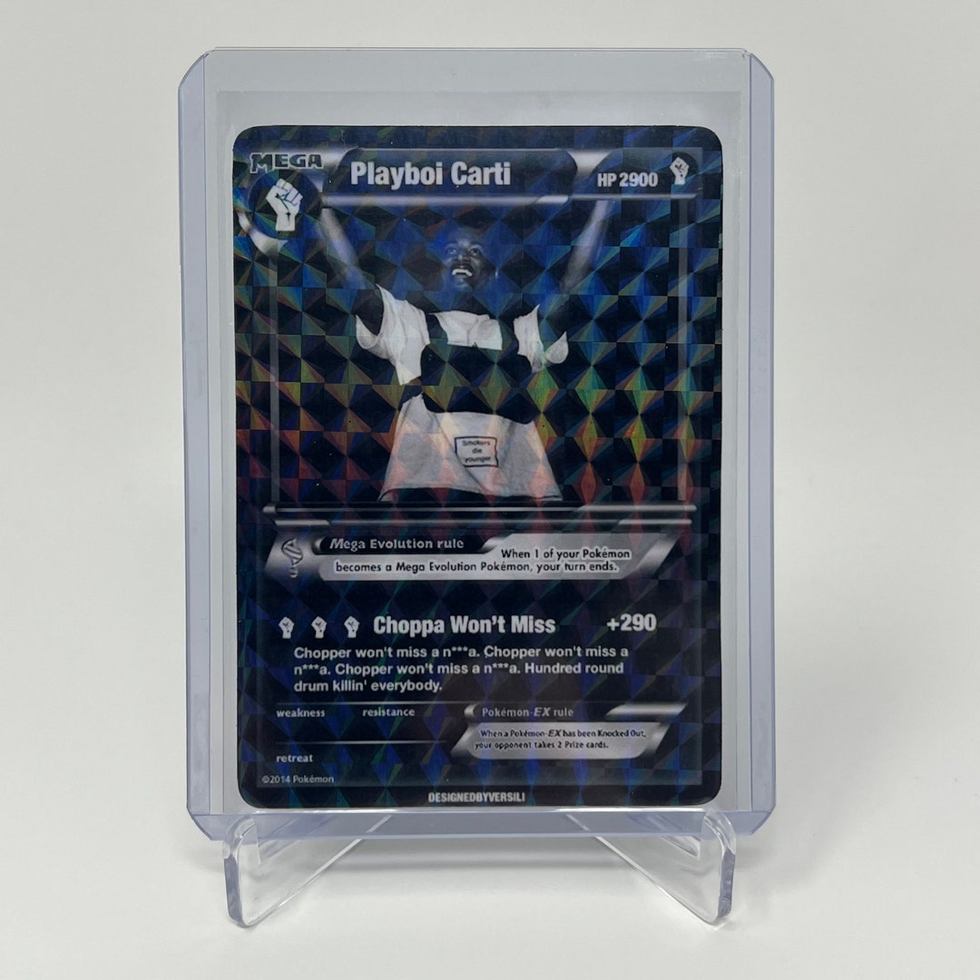 Playboi Carti Pokémon Card black History Month - Etsy