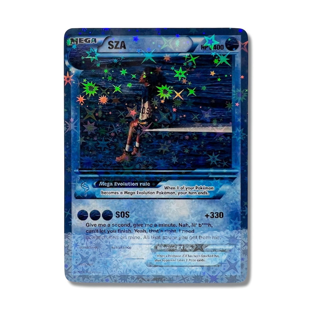 SZA Pokémon Card - Etsy UK