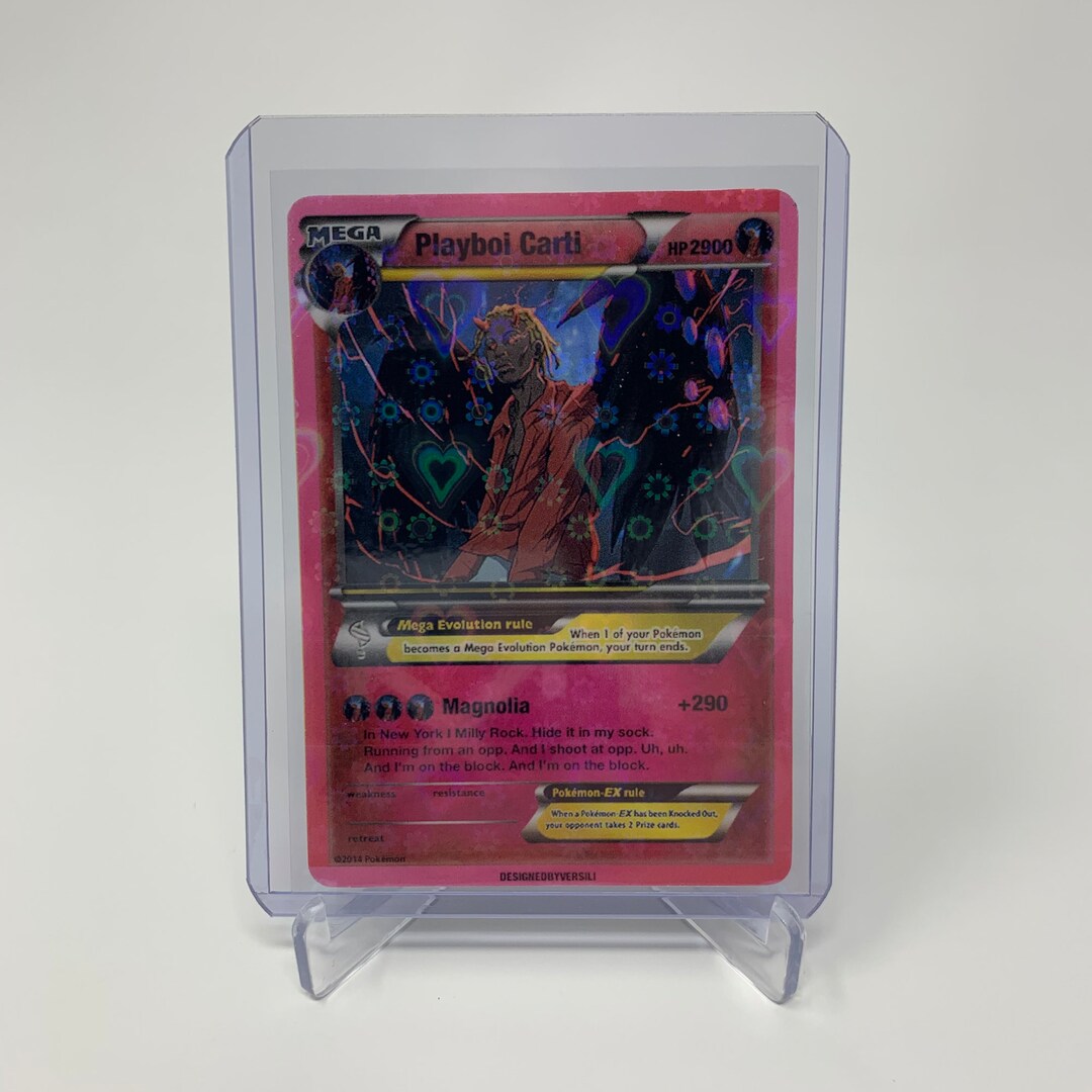Playboi Carti Pokémon Card - Etsy