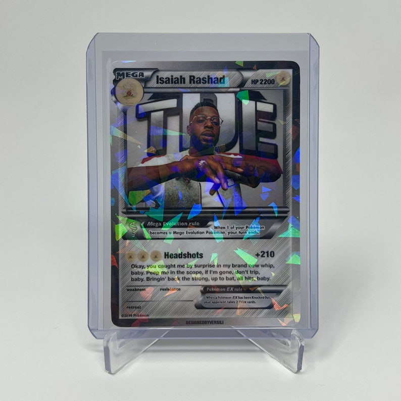 Isaiah Rashad Pokémon Card - Etsy