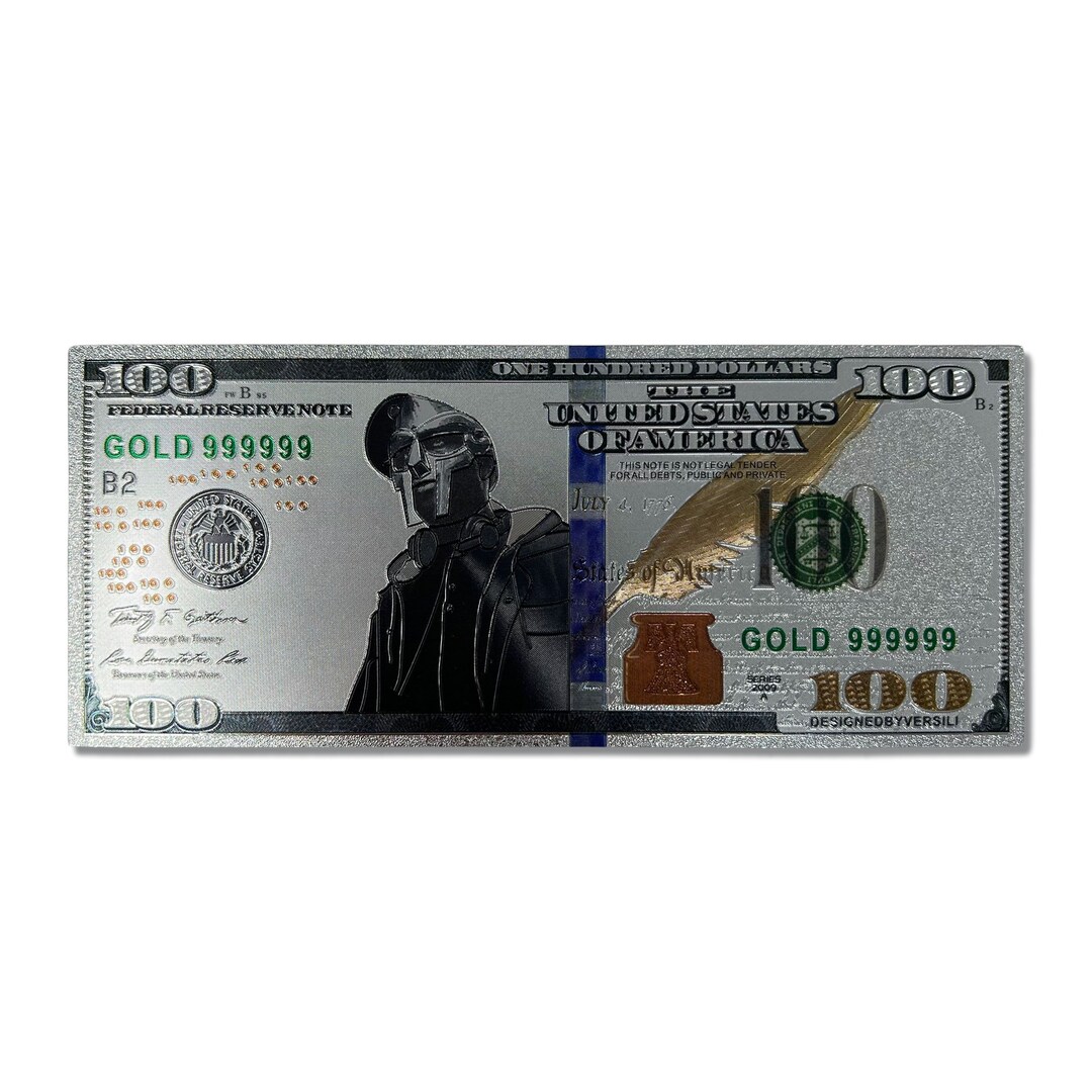 MF DOOM Money Dollar Bill - Etsy UK