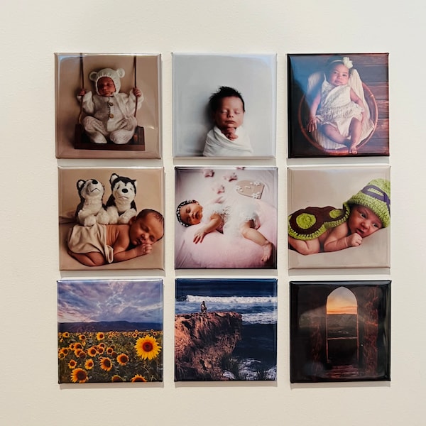 Photo Magnets Square 2x2 - Etsy