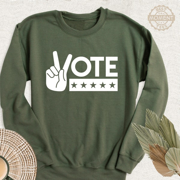 Vote Sweatshirt - Etsy