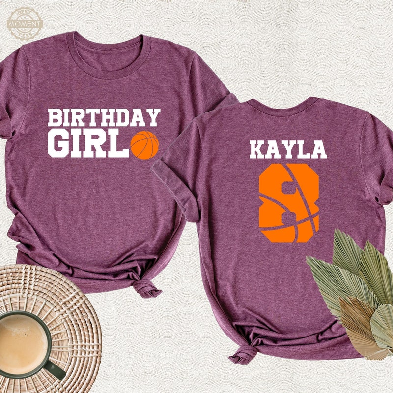 Basketball Birthday Shirt - Etsy