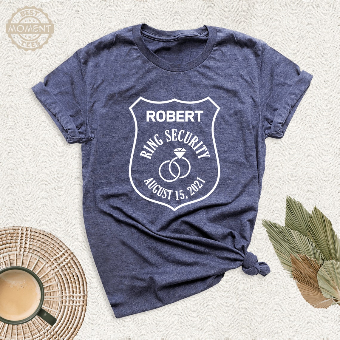 Ring Security Personalized Shirt, Custom Bridal Party Gift Tshirt, Ring ...