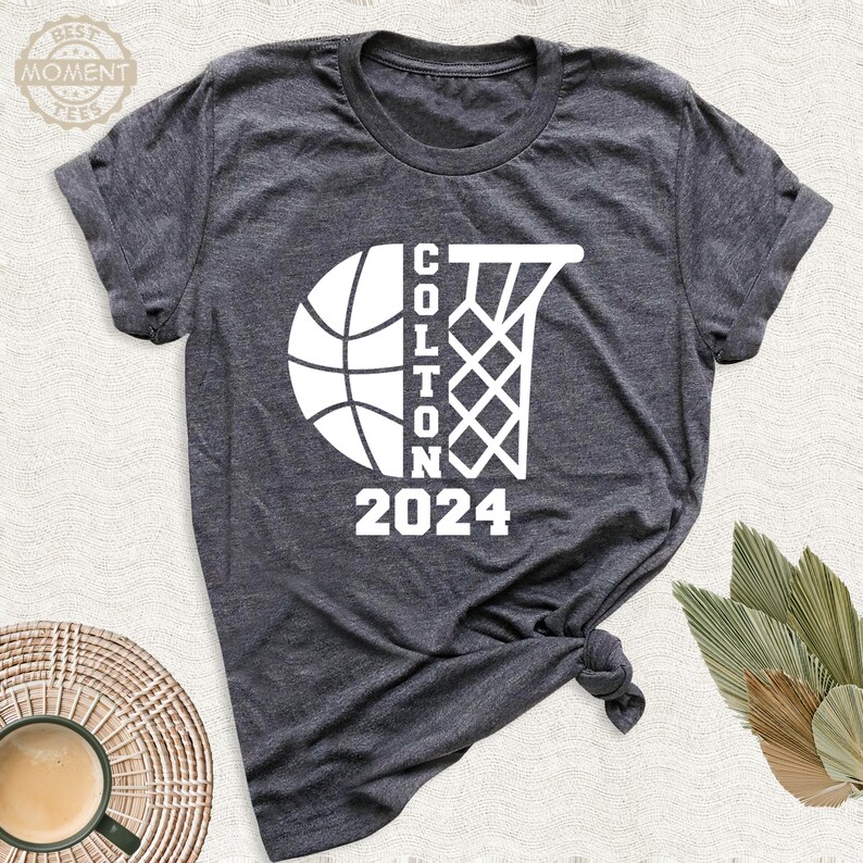Customized Basketball 2024 Shirt, School Team Basketball Tshirt ...