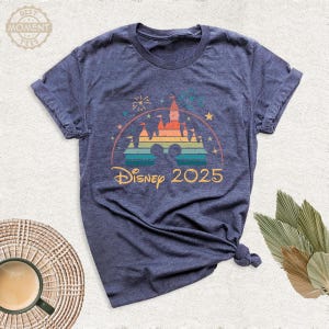 Custom Disney 2025 Shirt, Disneyland Family Vacation Trip Matching Tshirt, Disney Couple Name ...