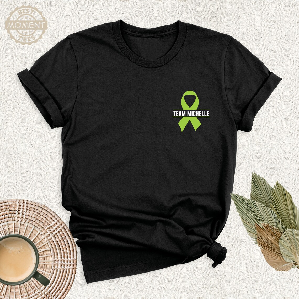 Lymphoma Cancer Shirt Lime Green Ribbon Shirt Lymphoma Cancer Awareness ...