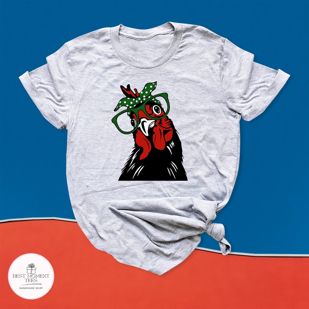 Chicken Shirt, Chicken Lady Shirt, Chicken Girl Shirt, Chicken With ...