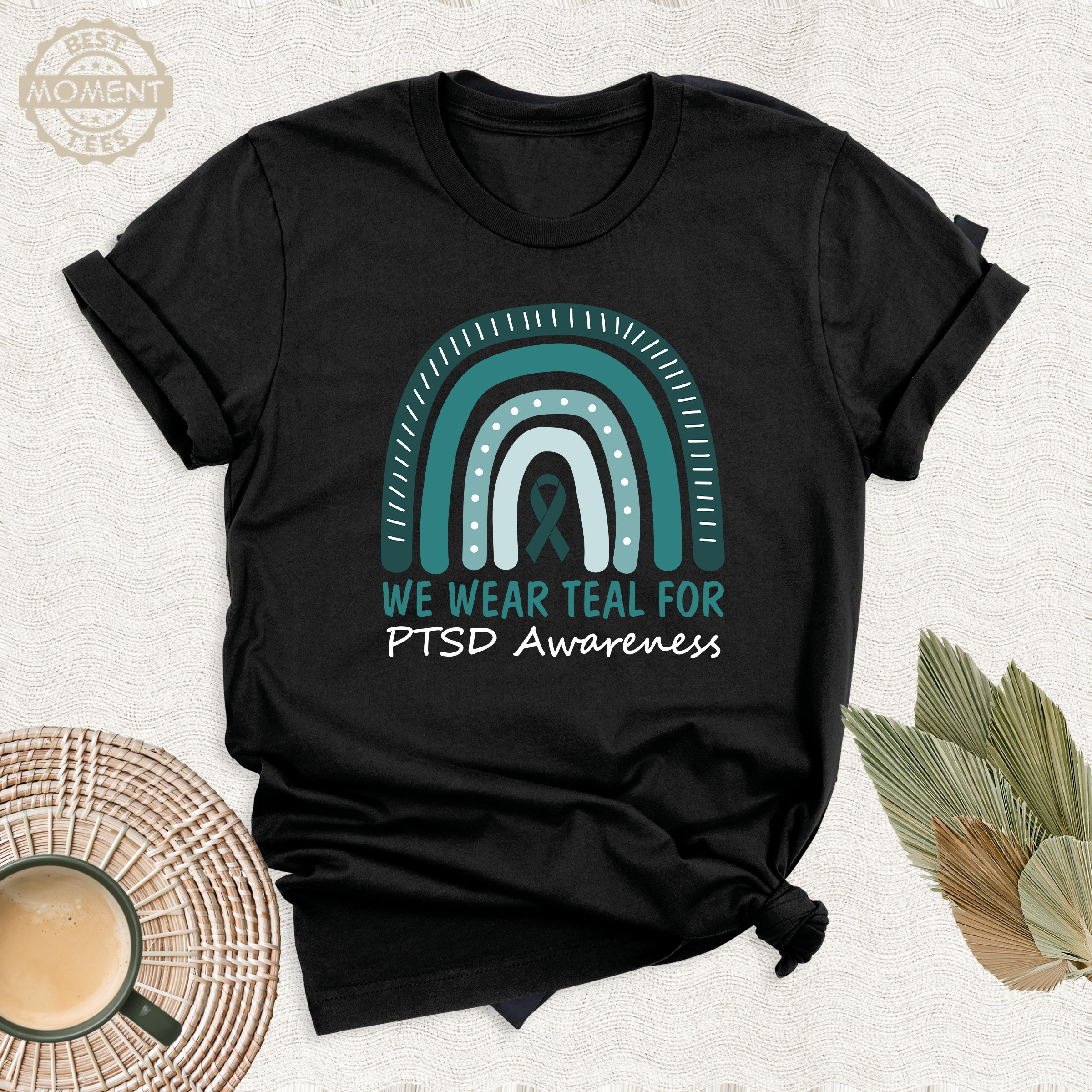 PTSD Awareness Shirt, We Wear Teal for PTSD Awareness Tshirt, Mental ...