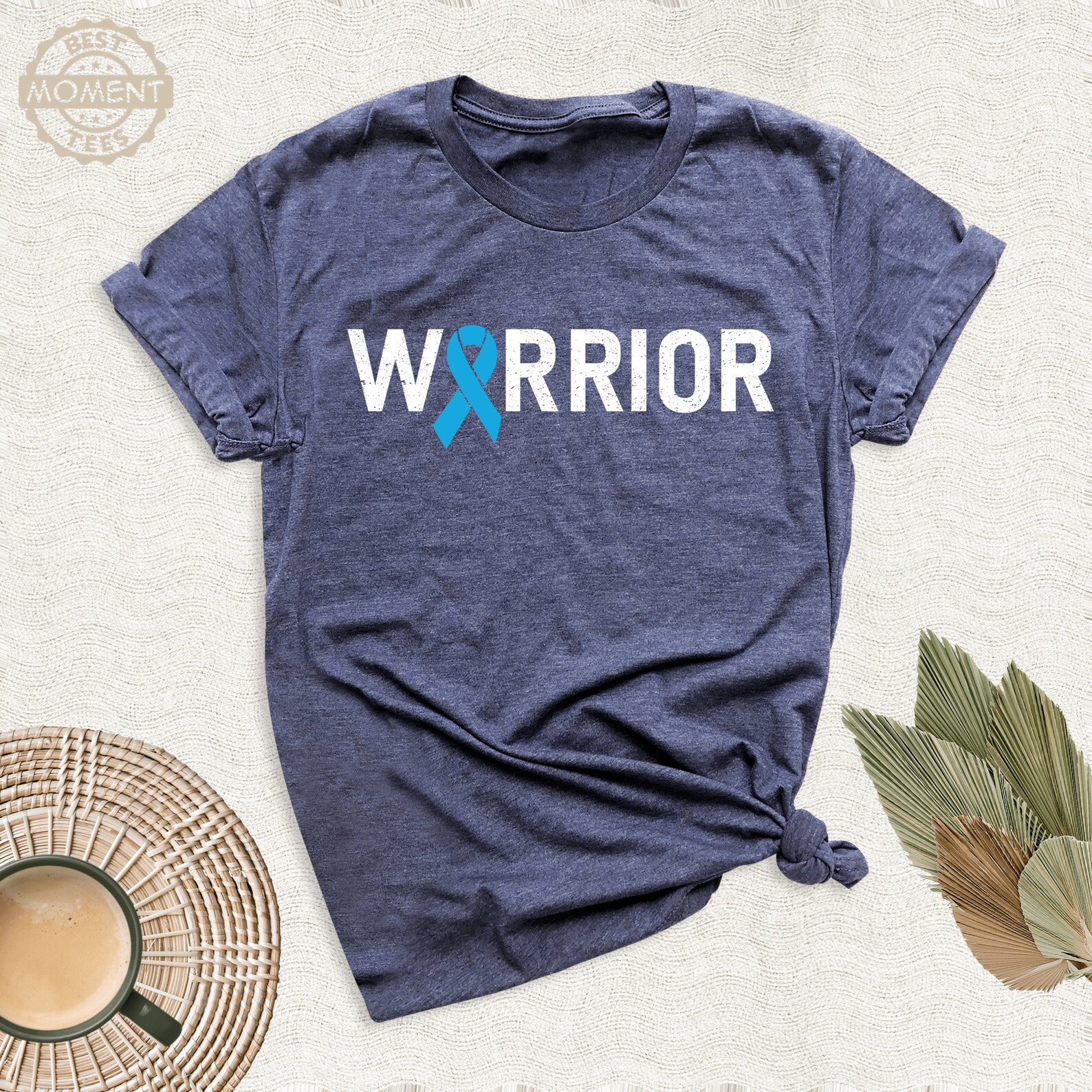 Diabetes Warrior Support Squad Shirt, Custom Blue Ribbon Awareness Team ...