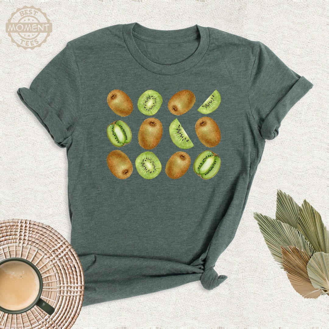 Kiwi Slices Shirt, Summer Tshirt, Vacay Mode Kiwi Outfit, Fruit Lover ...