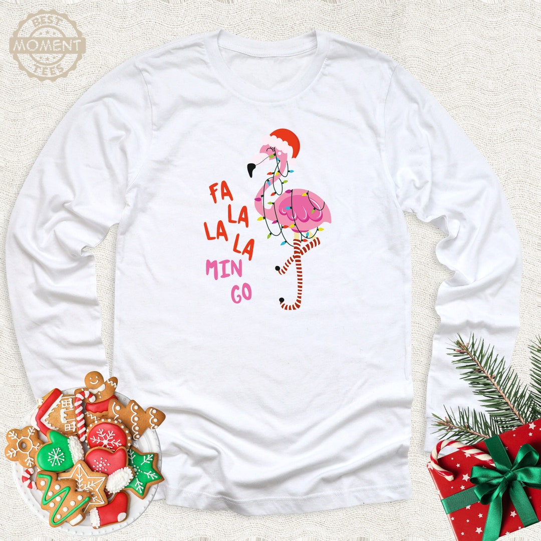 Fa La La La Mingo Christmas Festive Long Sleeve Shirt, Xmas Holiday ...