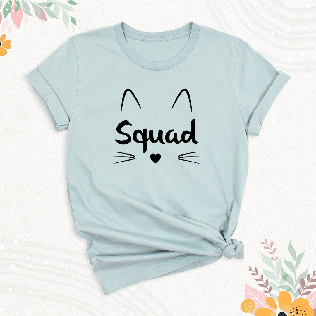 Cat Squad Shirts Cat Bachelorette Party Shirts Cat Squad - Etsy