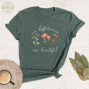 Our Differences Are Beautiful Shirt, Autism Tee, Neurodiversity Shirt ...