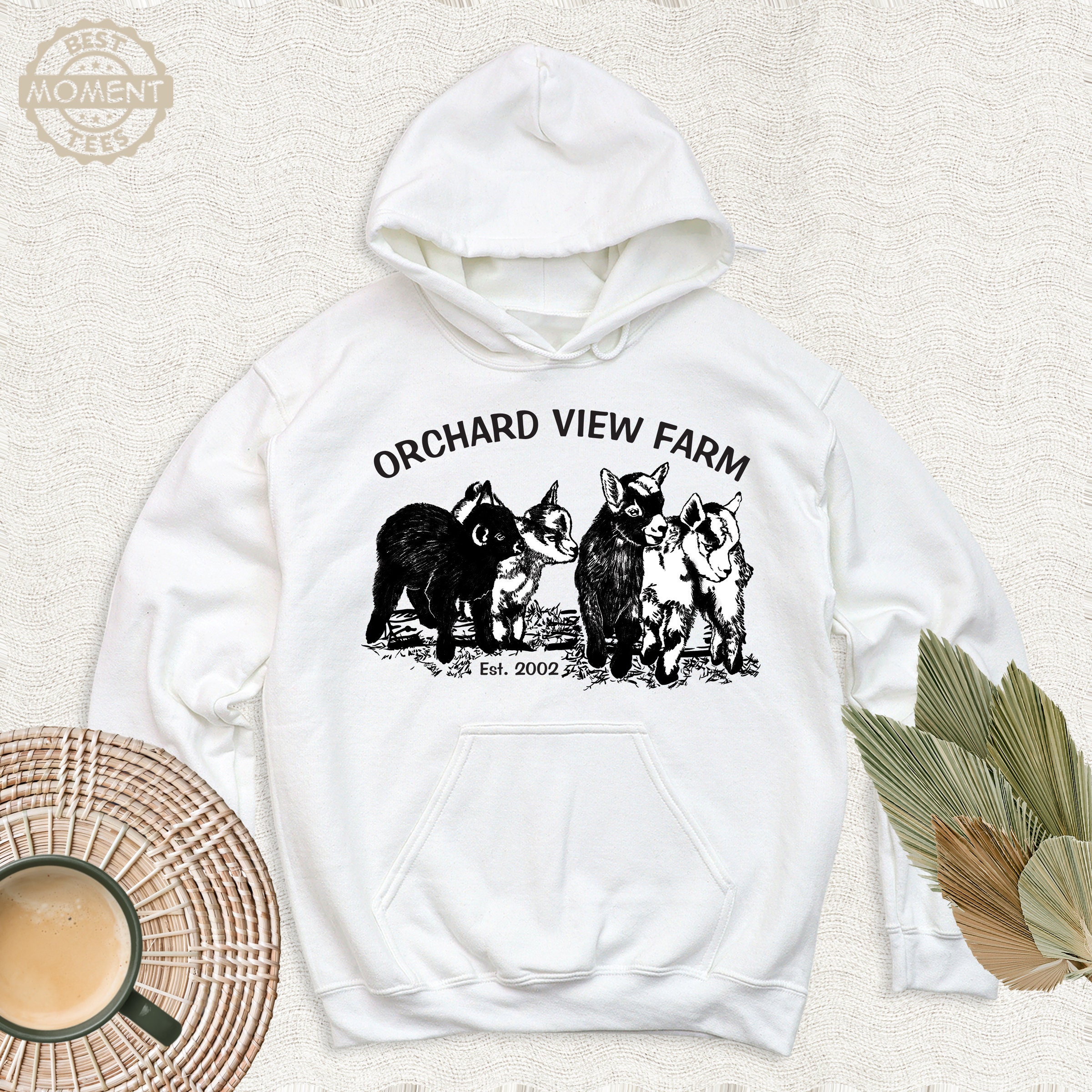Pygmy Goats Family Farm Est Sweatshirt, Custom Farmer Goat Owner Long ...