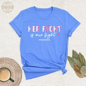 Breast Cancer Fighter Awareness Team Custom Shirt, Pink Ribbon Her ...