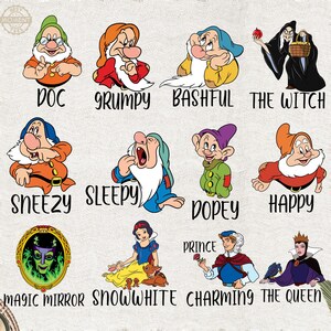 Snow White and Seven Dwarfs Sweatshirt, Disney Family Matching Long ...