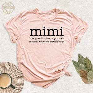 Mimi Definition Shirt, Mother's Day Gift for Mimi Tshirt, Grandma Gift ...