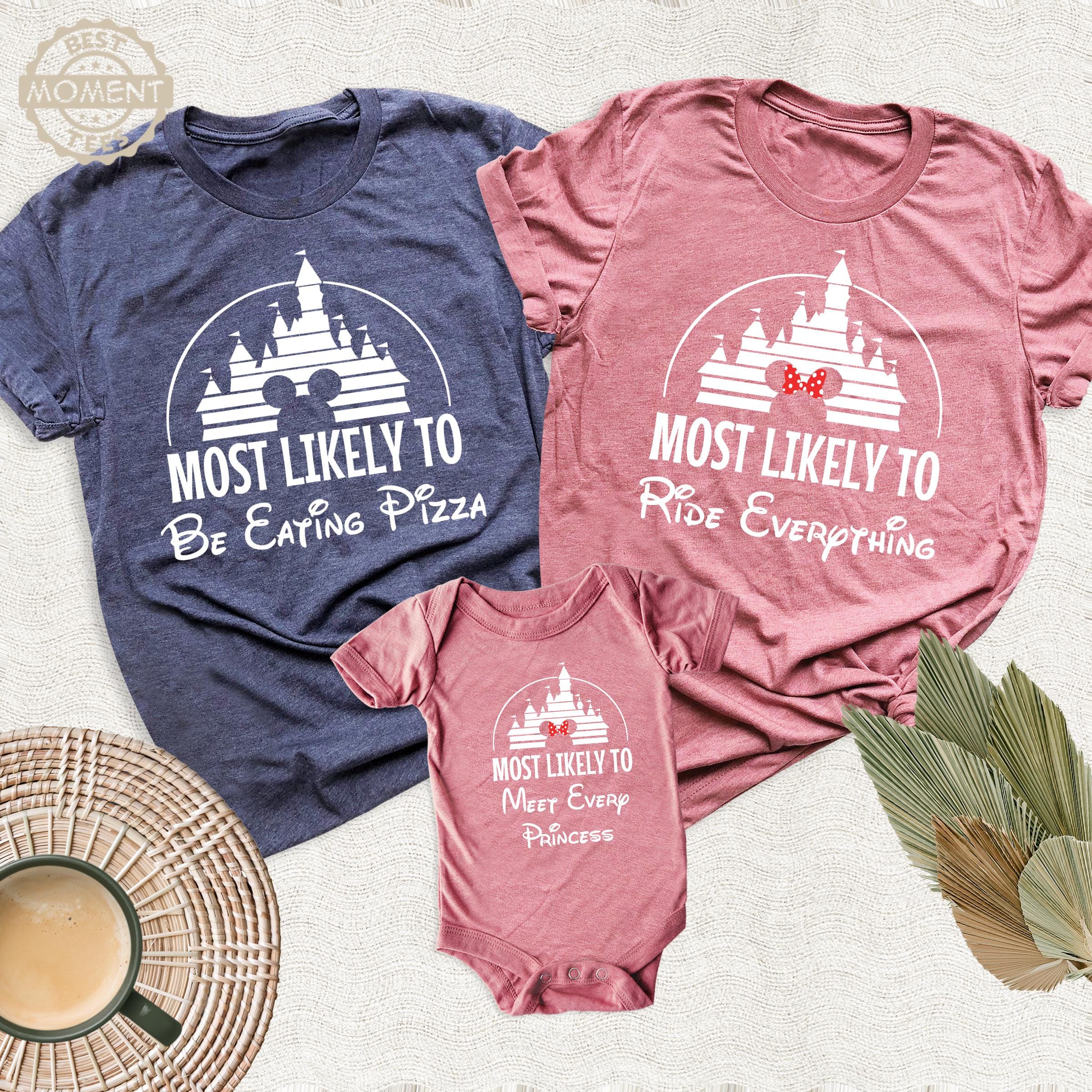 Custom Most Likely to Tee Disney Trip Shirts Custom Disney Matching ...