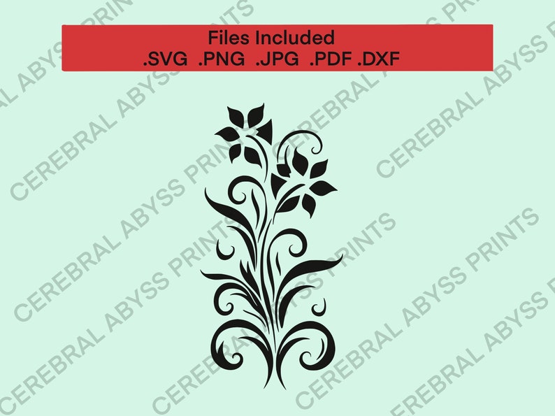 Filigree Svg Flourishes Scrollwork Svg Clipart Boho - Etsy